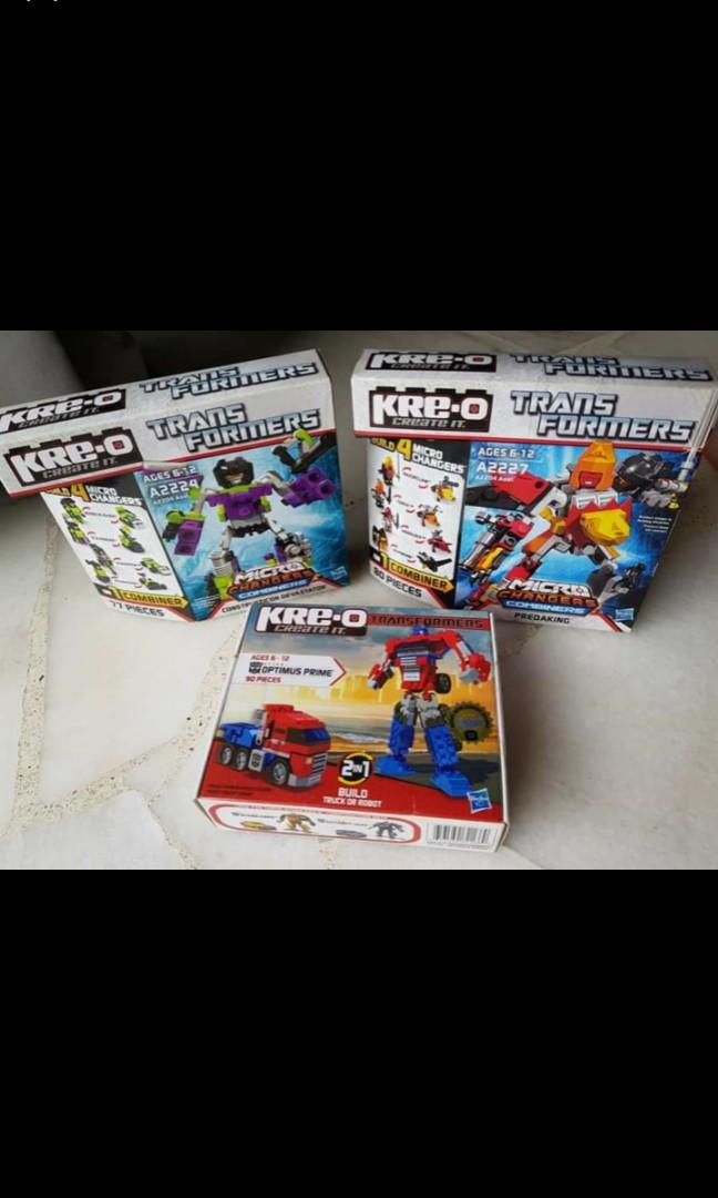 KRE-O Bricks - TRANSFORMERS PREDAKING, CONSTRUCTION DEVASTATOR ...