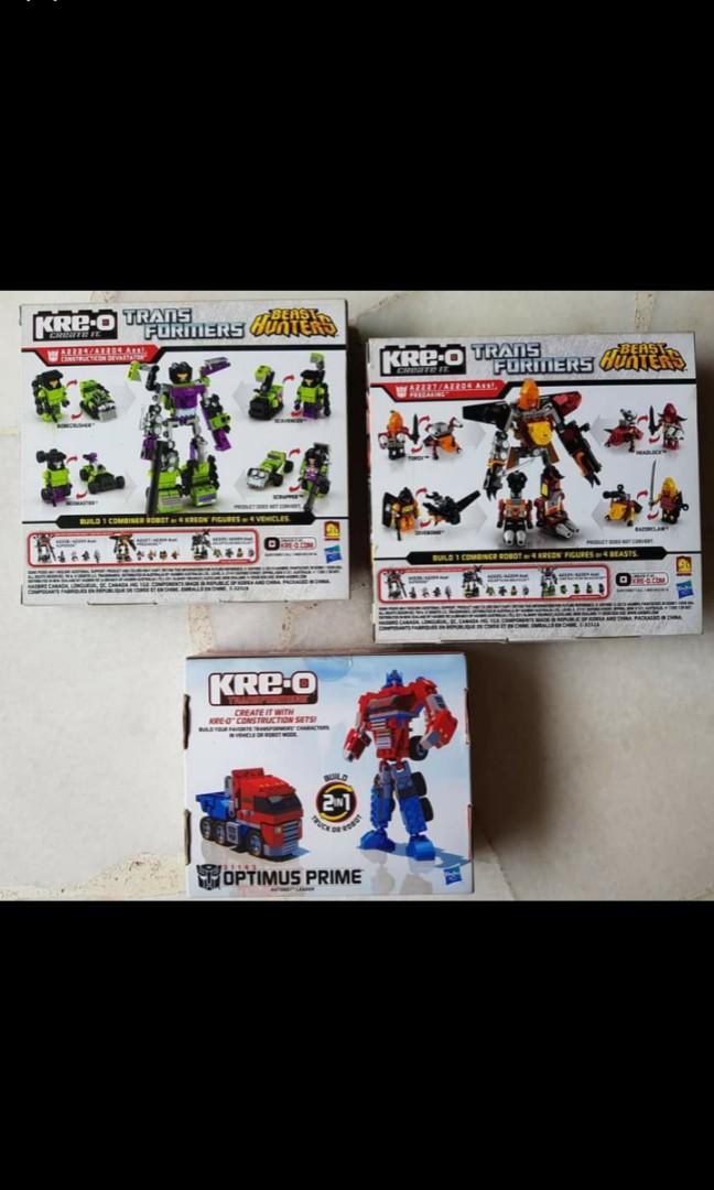 KRE-O Bricks - TRANSFORMERS PREDAKING, CONSTRUCTION DEVASTATOR ...