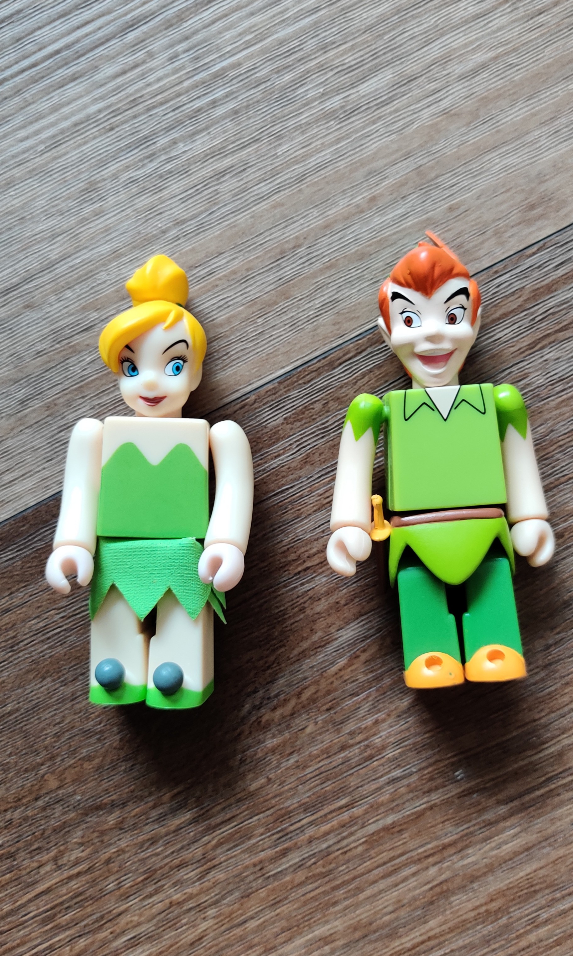 Kubrick 100% - Disney Peter Pan and Tinkle Bell, Hobbies & Toys, Toys ...