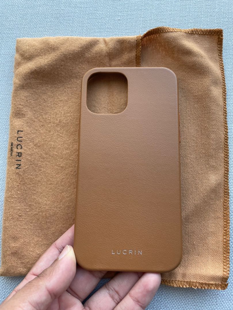 Lucrin Leather iPhone 12/ Pro Cover, Mobile Phones & Gadgets, Mobile & Gadget Accessories, Cases ...