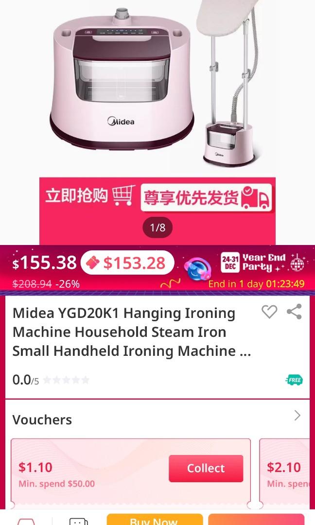 Midea iron steamer, TV & Home Appliances, Irons & Steamers on Carousell