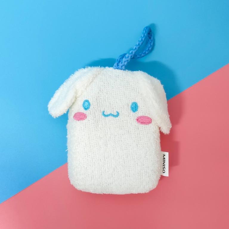 Miniso x Sanrio Shower Sponge Puff and Body Scrubber Hello Kitty ...