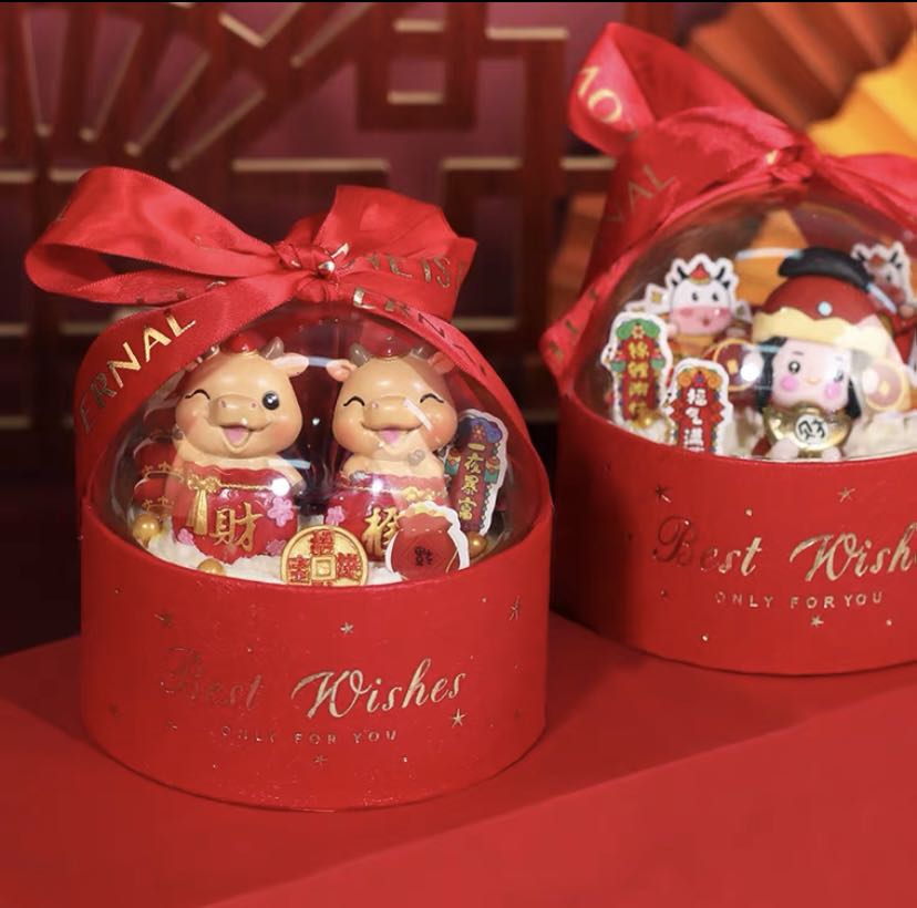 Modern Chinese New Year Gift box/ cake box, Hobbies & Toys, Stationery ...