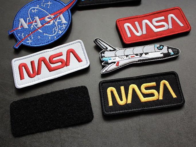 NASA Space Embroidered Velcro Patch (logo/astronaut/rocket), Hobbies ...