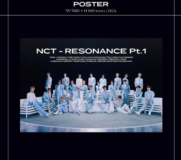 NCT RESONANCE POSTER, Hobbies & Toys, Memorabilia & Collectibles, K ...