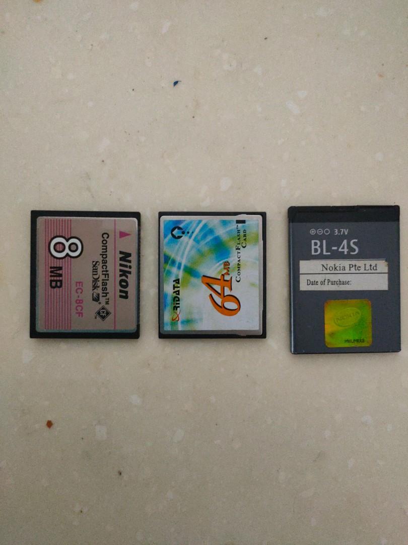 Nokia battery / compact flash card, Mobile Phones & Gadgets, Mobile ...