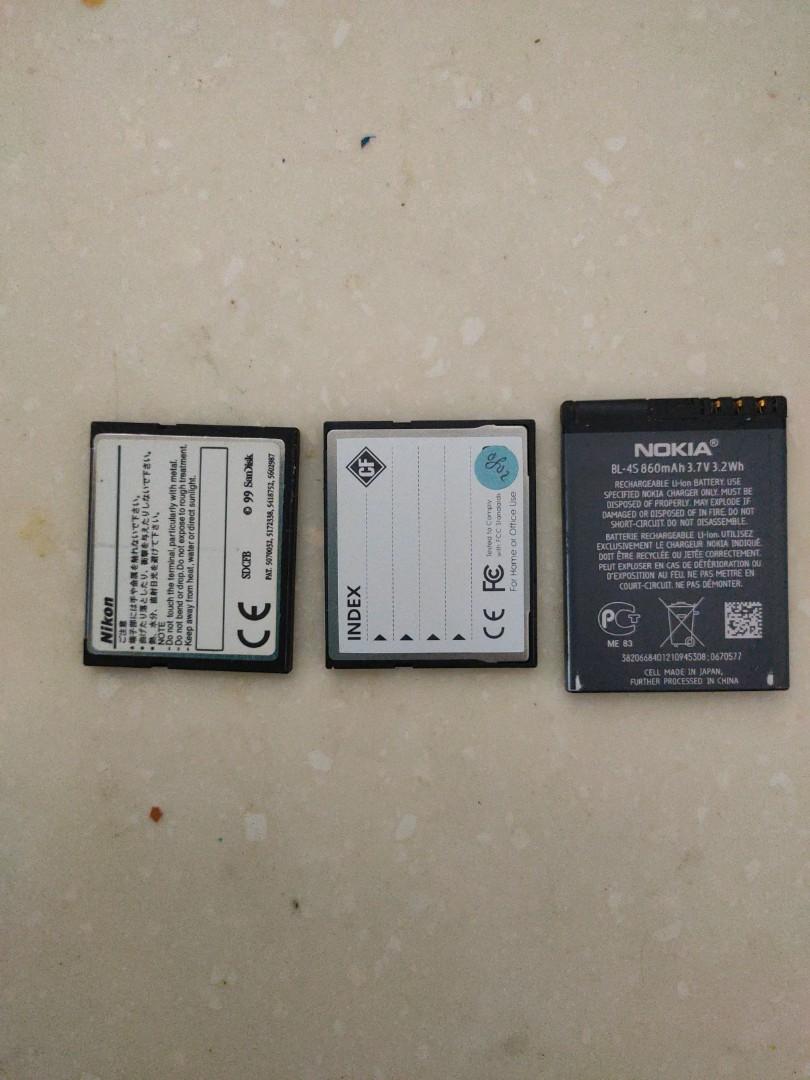 Nokia battery / compact flash card, Mobile Phones & Gadgets, Mobile ...