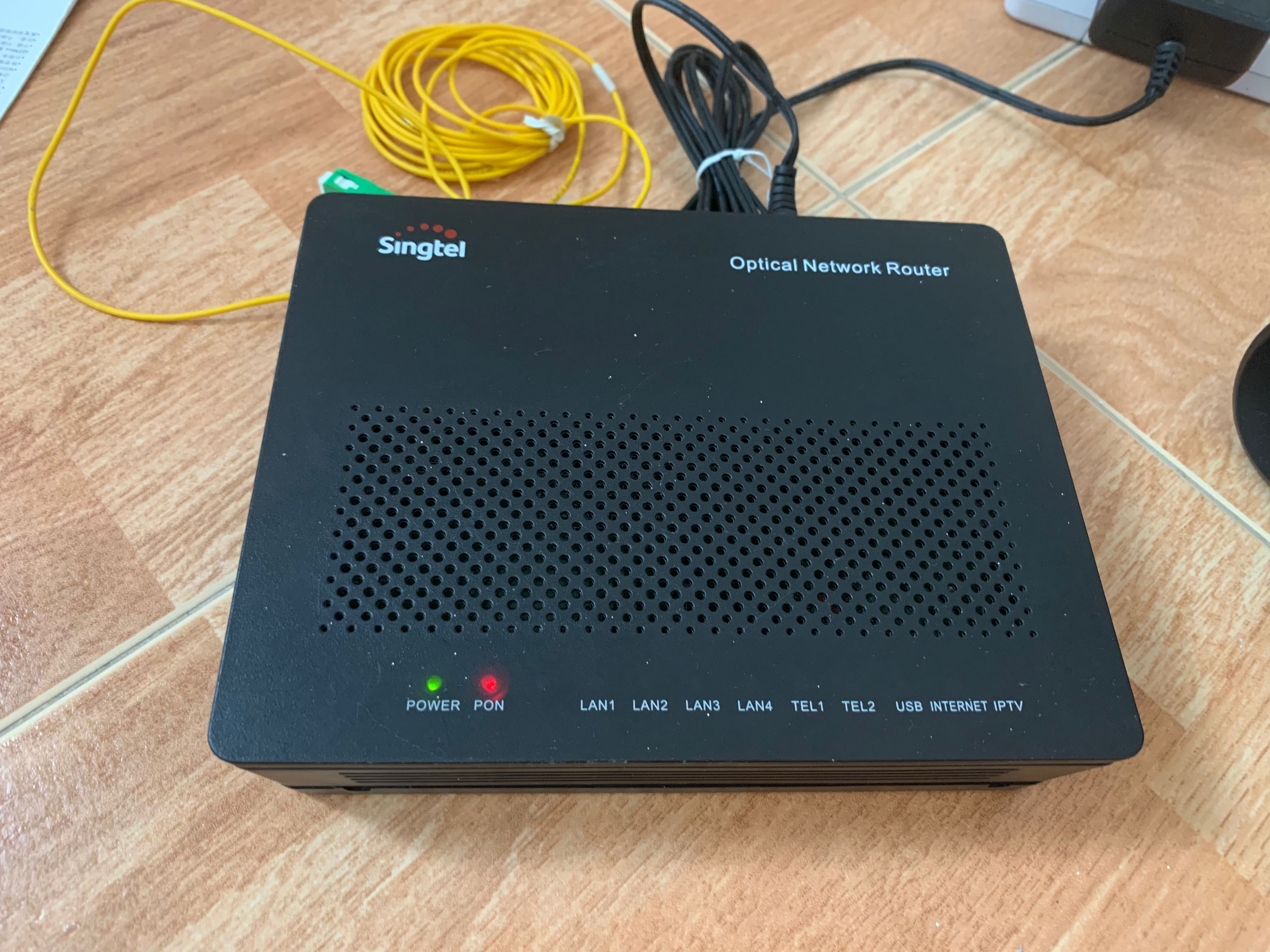 Optical Network Router ( SingTel ), Computers & Tech, Parts ...