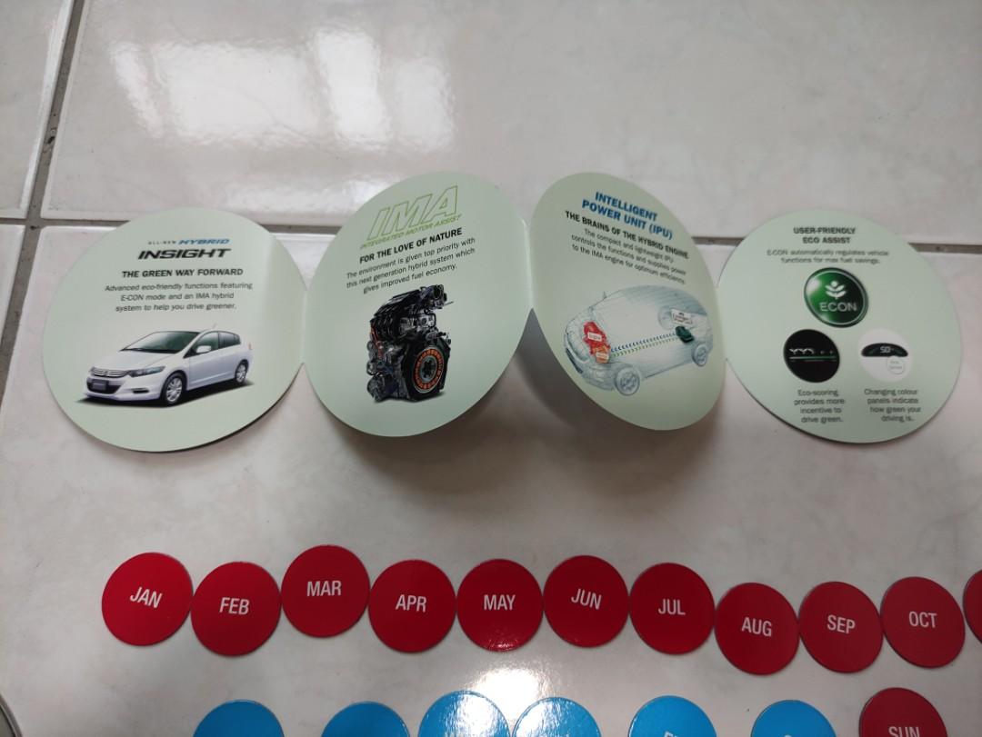 Original Honda fridge magnet calendar, Hobbies & Toys, Collectibles ...