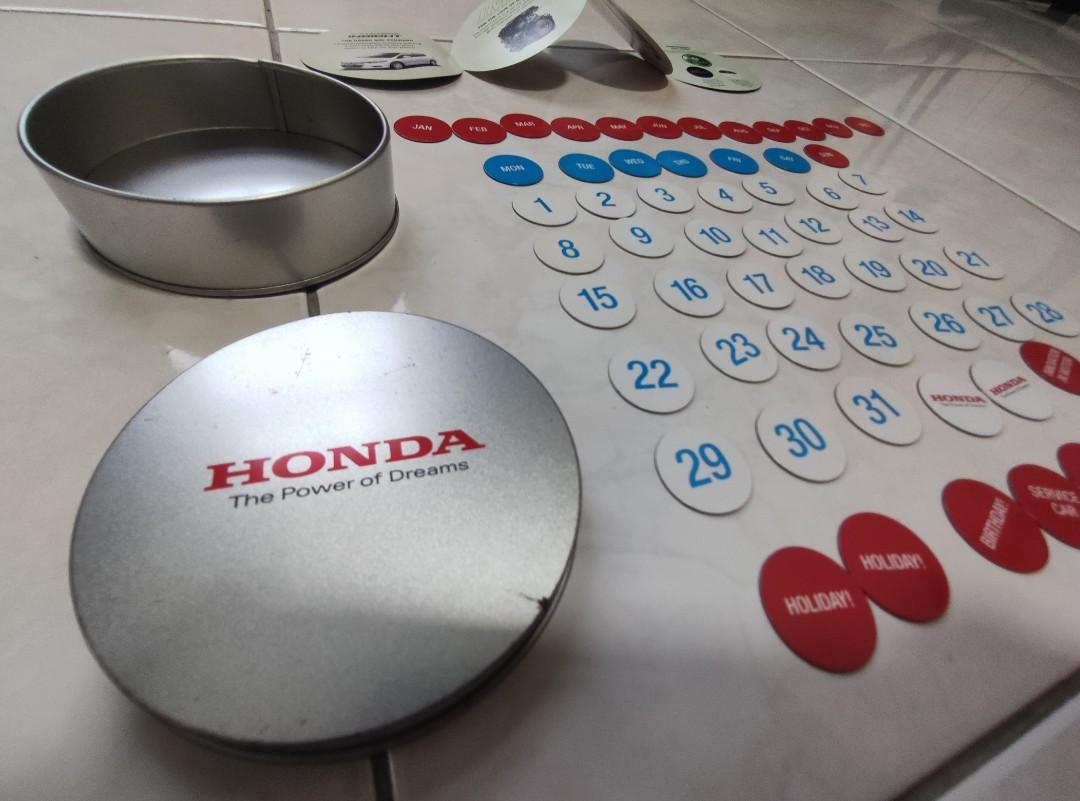 Original Honda fridge magnet calendar, Hobbies & Toys, Collectibles ...