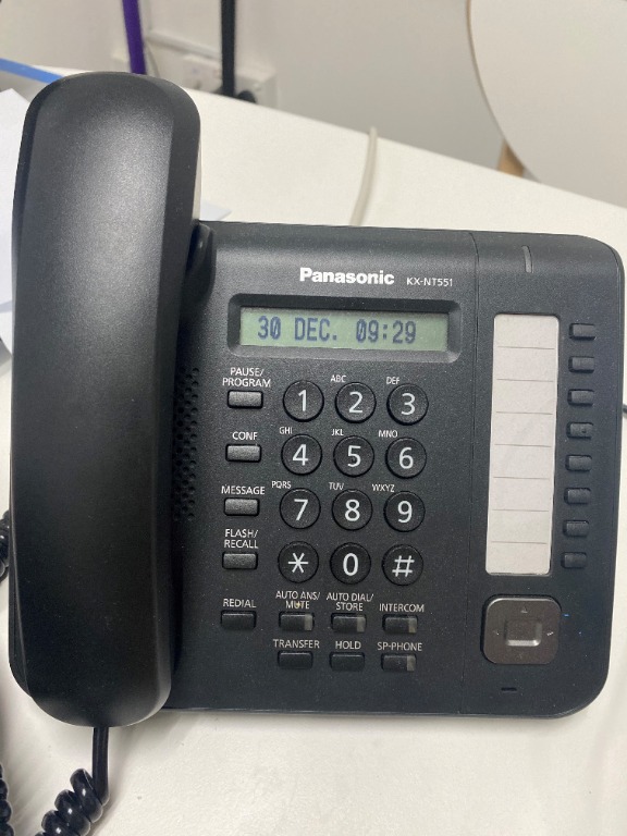 Panasonic KX-NT551 Standard IP Phone, TV & Home Appliances, TV ...