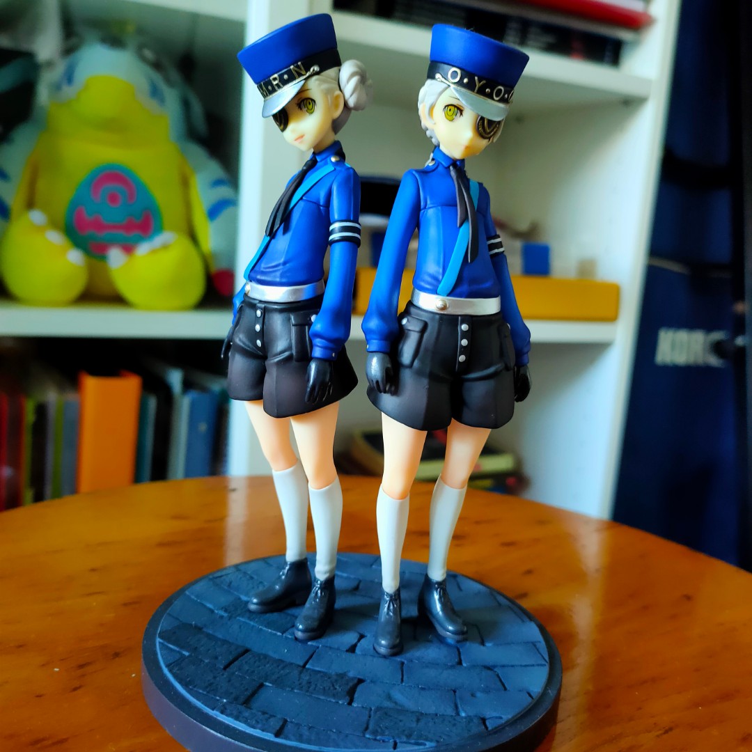Persona 5 Caroline and Justine figurine (aquamarine), Entertainment, J ...