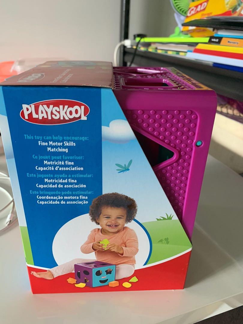 Playskool shape sorting cube, Babies & Kids, Infant Playtime on Carousell