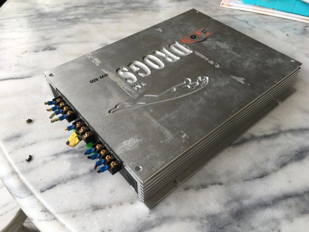Power Amplifier BW-650 Drogs, Car Accessories, Accessories on Carousell