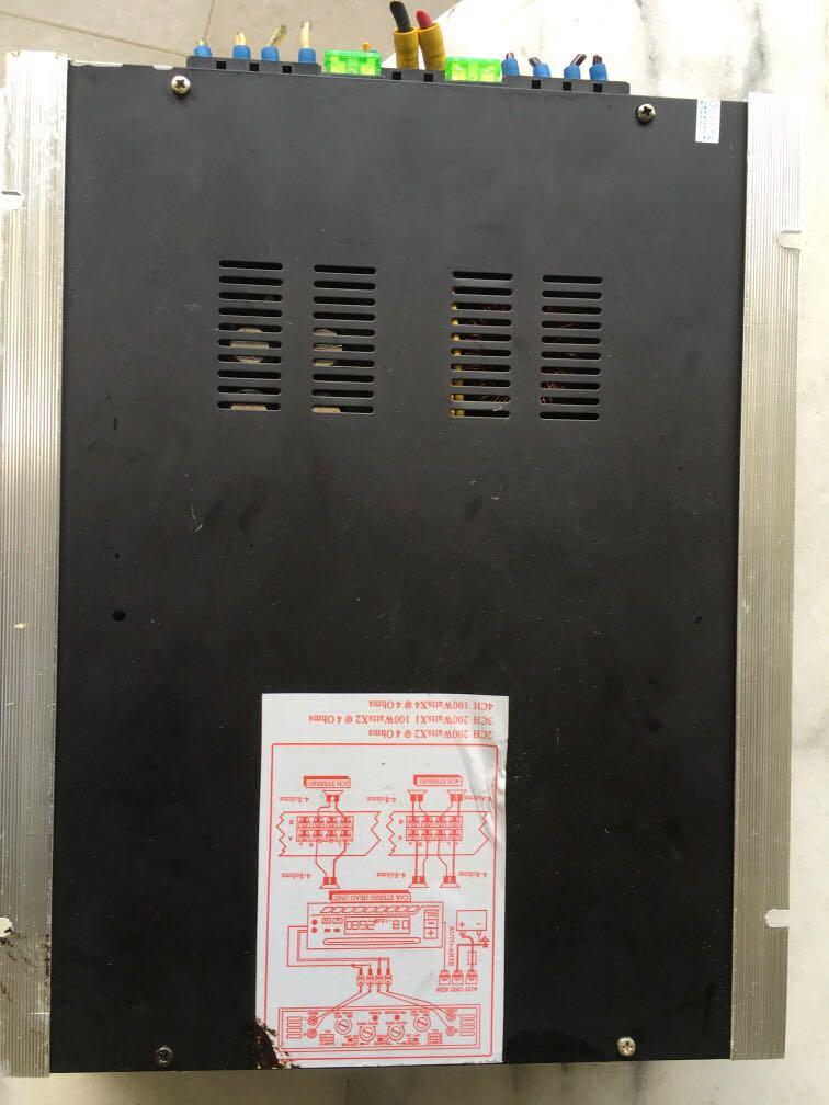 Power Amplifier BW-650 Drogs, Car Accessories, Accessories on Carousell
