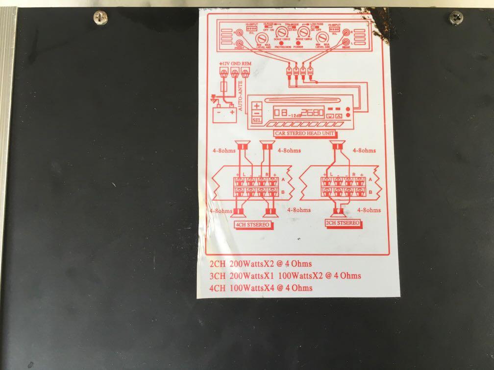 Power Amplifier BW-650 Drogs, Car Accessories, Accessories on Carousell