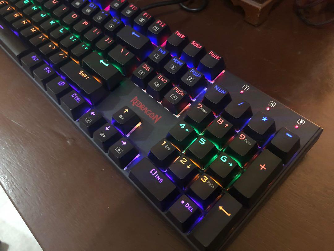 Redragon Rudra Mechanical Keyboard, Computers & Tech, Parts ...