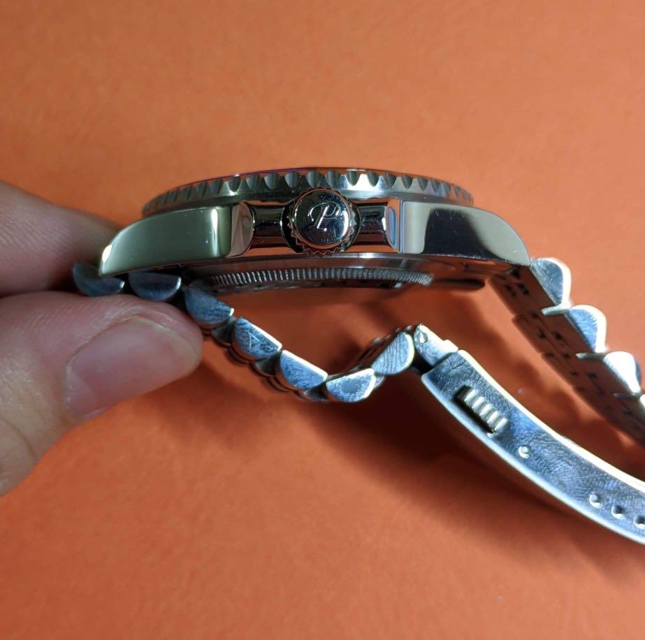 Rolex Batman GMT Homage (Parnis GMT Watch) with Sapphire and Lumed ...