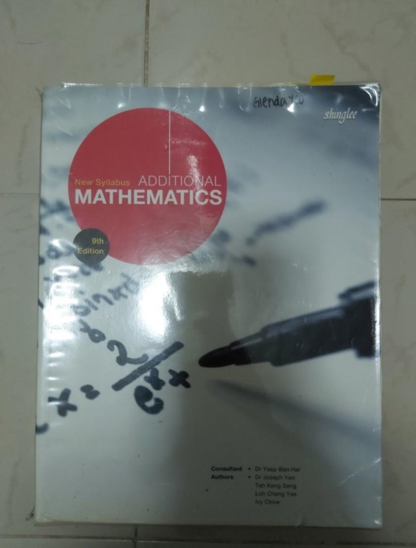 Shing Lee Additional Mathematics Textbook (9th ed.), Hobbies & Toys ...