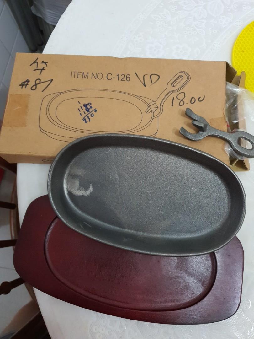 Steak platter set (Hot plate), Furniture & Home Living, Kitchenware ...