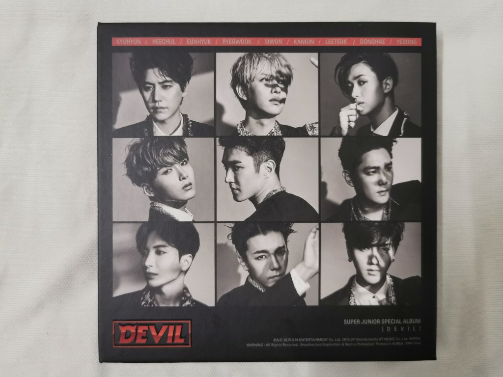 Super Junior 10th Anniversary Special Album, Hobbies & Toys, Collectibles & Memorabilia, K-Wave ...