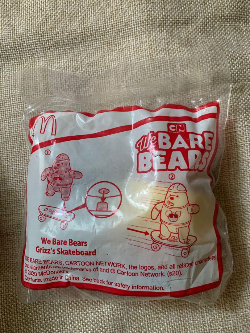 We Bare Bears McDonalds - Grizz's Skateboard - New in Plastic, Hobbies ...