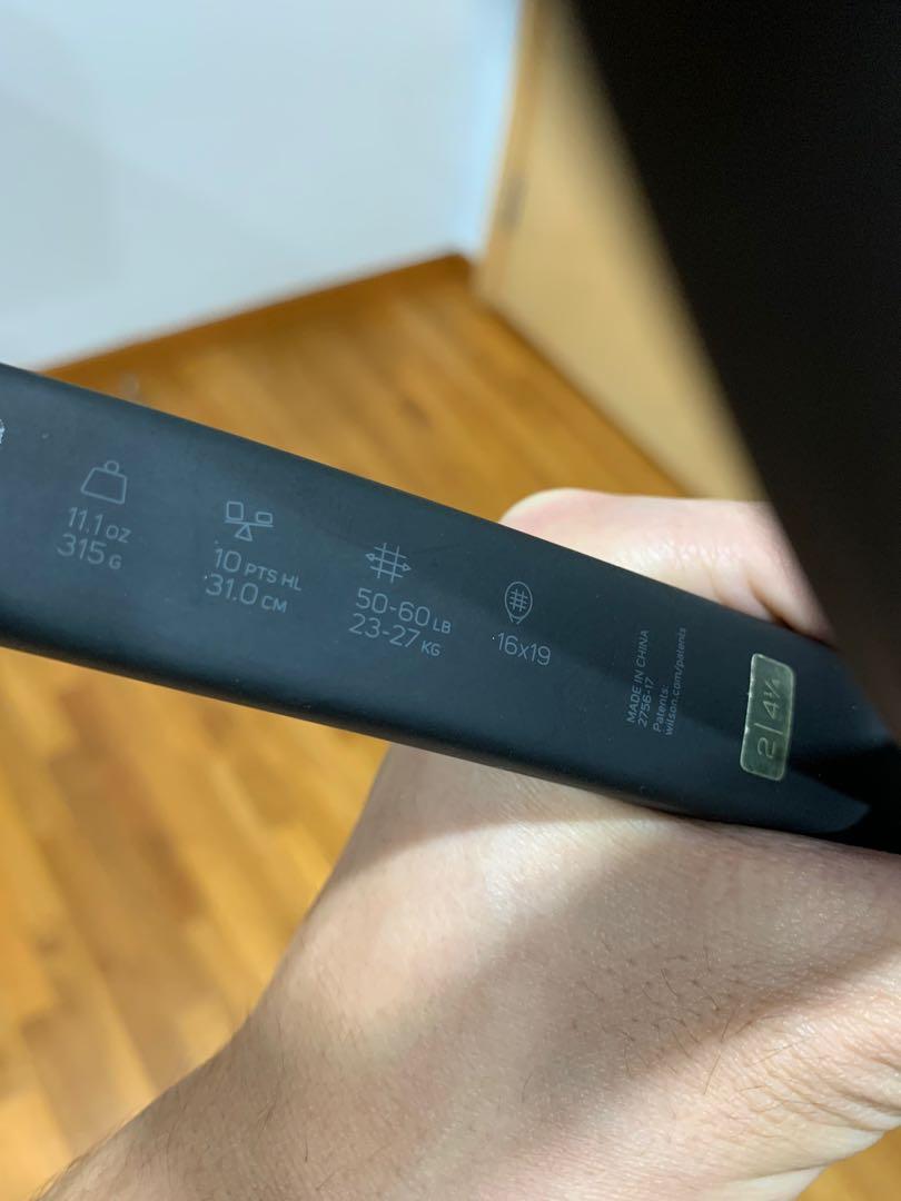 Wilson Pro Staff 97 v11 Tennis Racquet, Sports Equipment, Sports ...