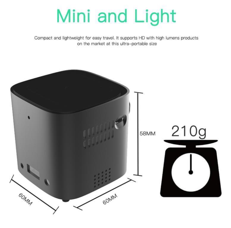 X8+ Mini Projector 超迷你型輕觸式智能投影機, 家庭電器, 電視 & 其他娛樂, 投影機 - Carousell