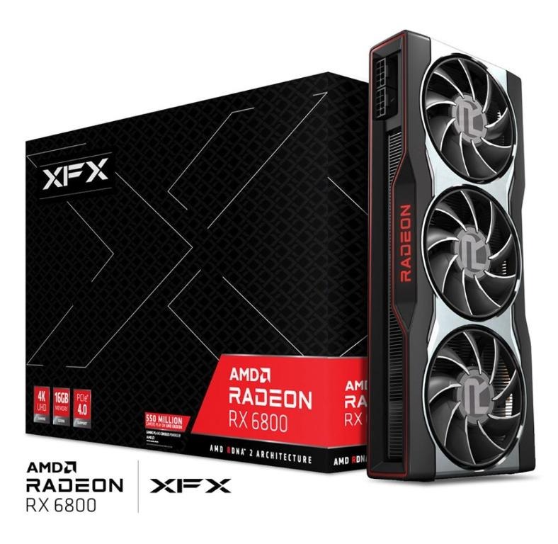 XFX AMD Radeon RX 6800 16GB Reference Card, Computers & Tech, Parts ...
