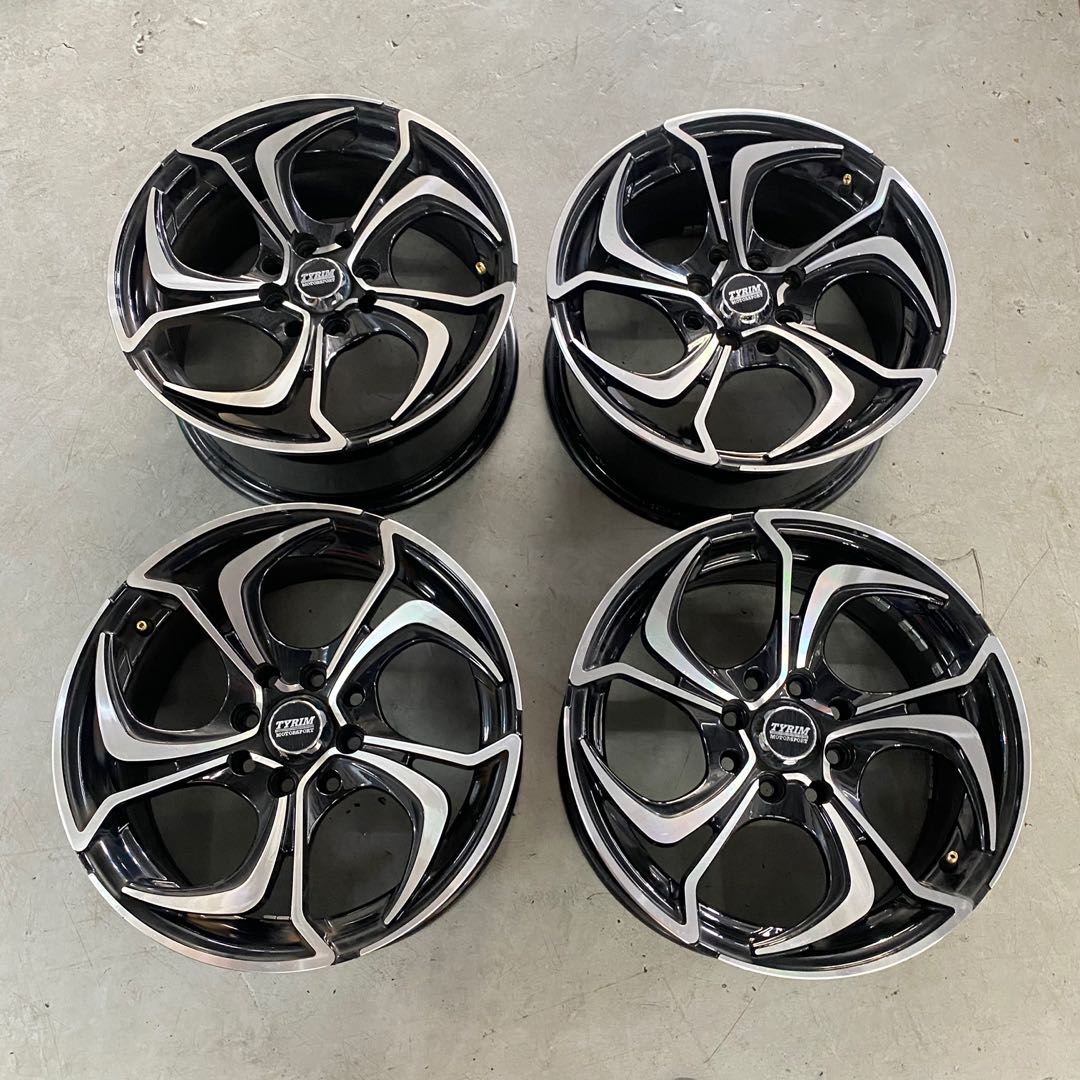 15” 4x100 Rim Honda Fit Jazz City Attrage Latio, Car Accessories, Tyres ...
