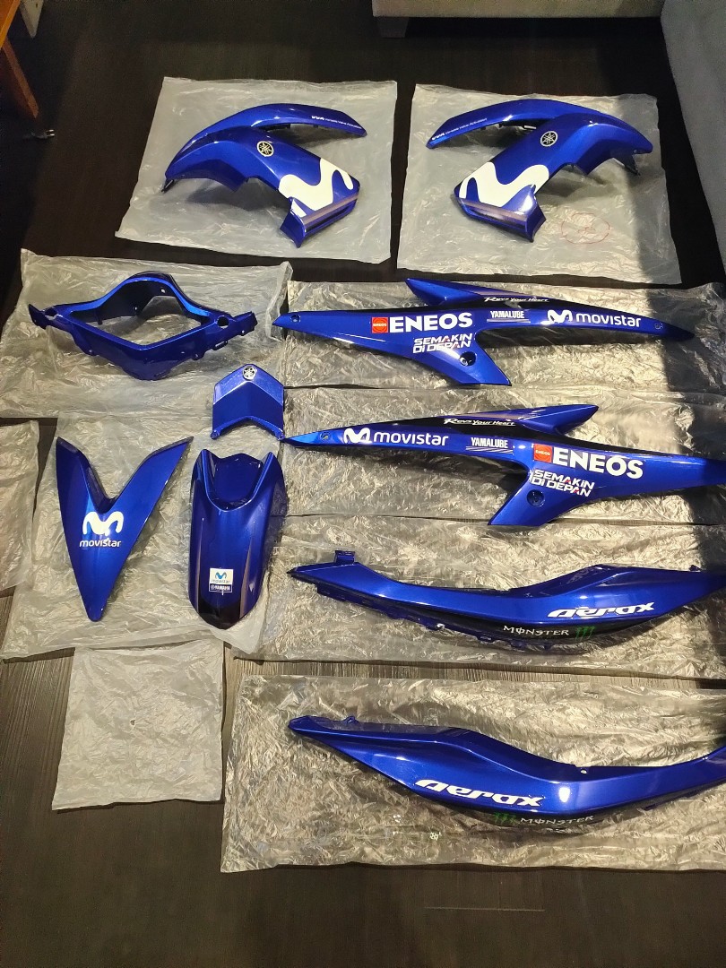 Aerox cover set, Motorcycles, Motorcycle Accessories on Carousell