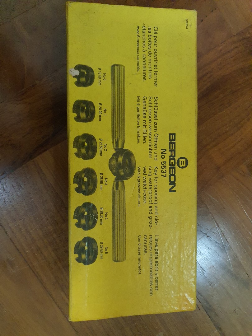 Bergeon Watch Case Opener, Luxury, Watches on Carousell