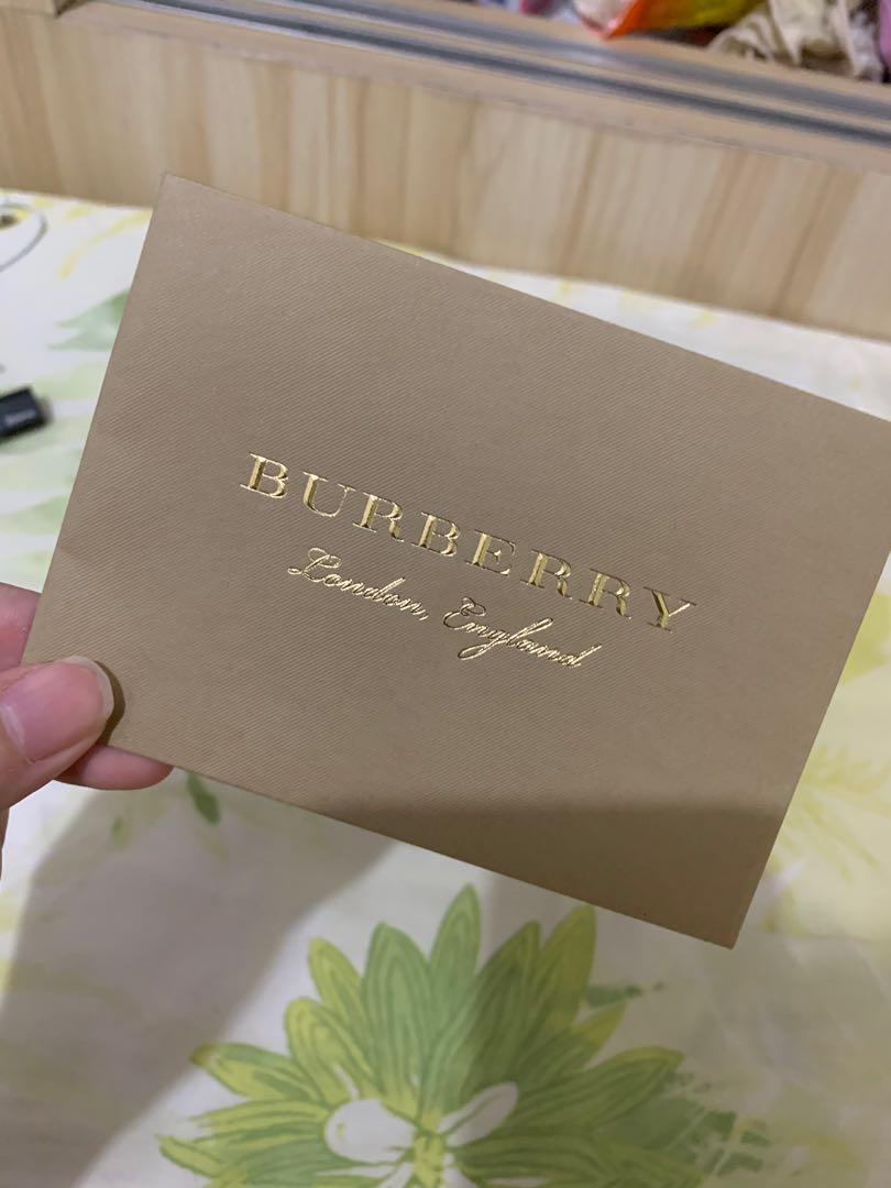 Burberry Amplop Receipt, Barang Mewah, Tas & Dompet di Carousell