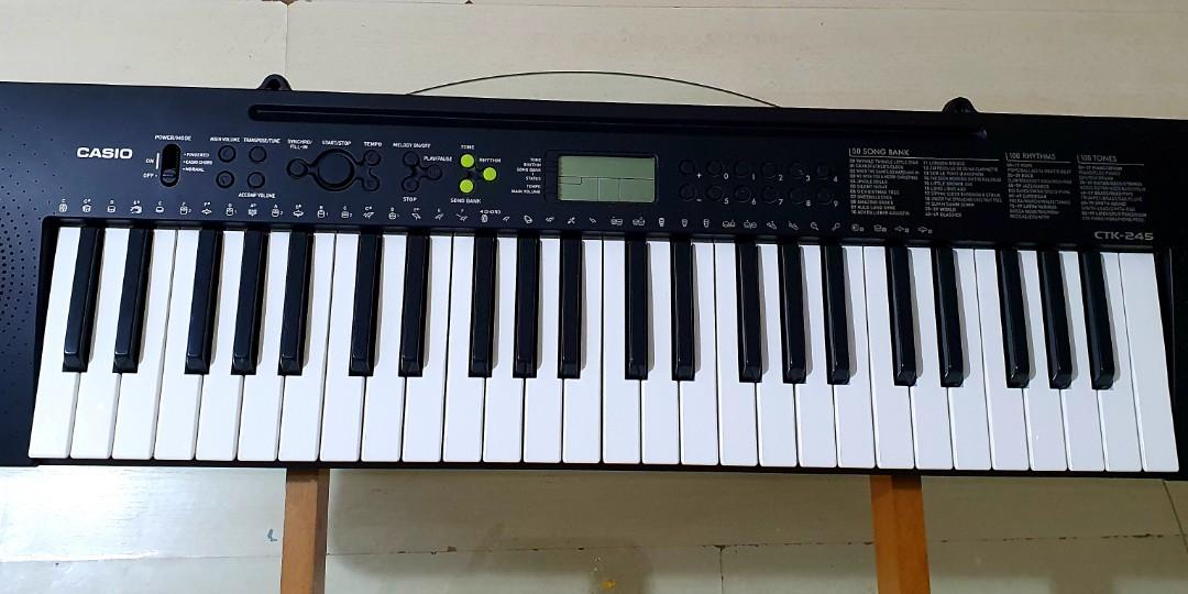 CASIO CTK 245 electronic keyboard piano, Hobbies & Toys, Music & Media ...