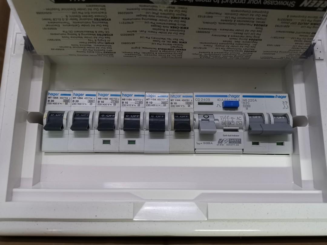 CCM10 DISTRIBUTION BOARD, Furniture & Home Living, Home Improvement ...