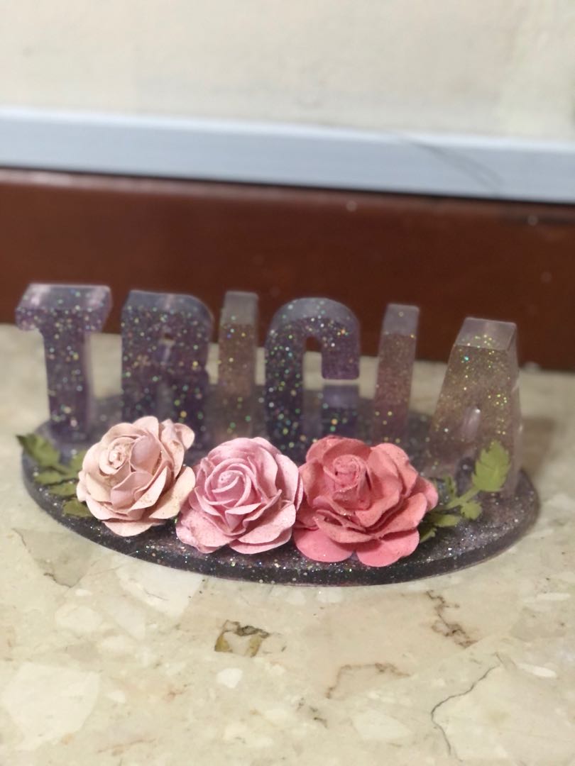 Diy name display, Design & Craft, Handmade Craft on Carousell