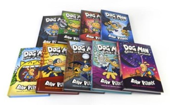Dog Man Books by Dav Pilkey (Dogman Collection) Paperback and Hard ...