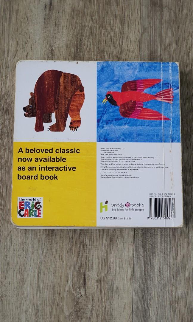 Eric Carle Brown Bear, Brown Bear, What Do You See? Slide and Find Baby ...