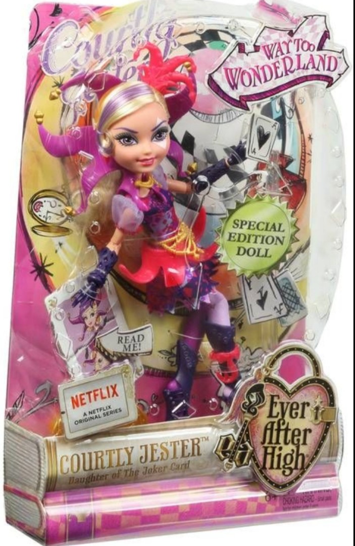 Ever after high courtly jester Limited Edition way to wonderland doll ...