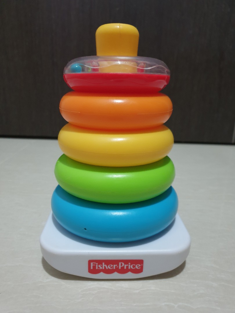 Fisher Price Stacking Rings, Babies & Kids, Infant Playtime on Carousell