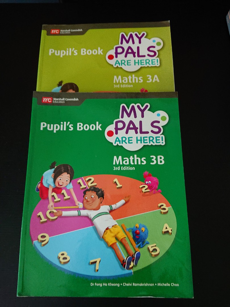 Free Unused Primary 3 My Pals Are Here Maths Textbook 3A and 3B ...