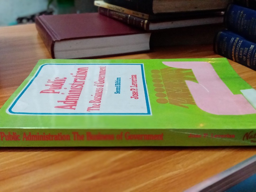Leveriza - Public Administration (Textbook; 1990), Hobbies & Toys ...
