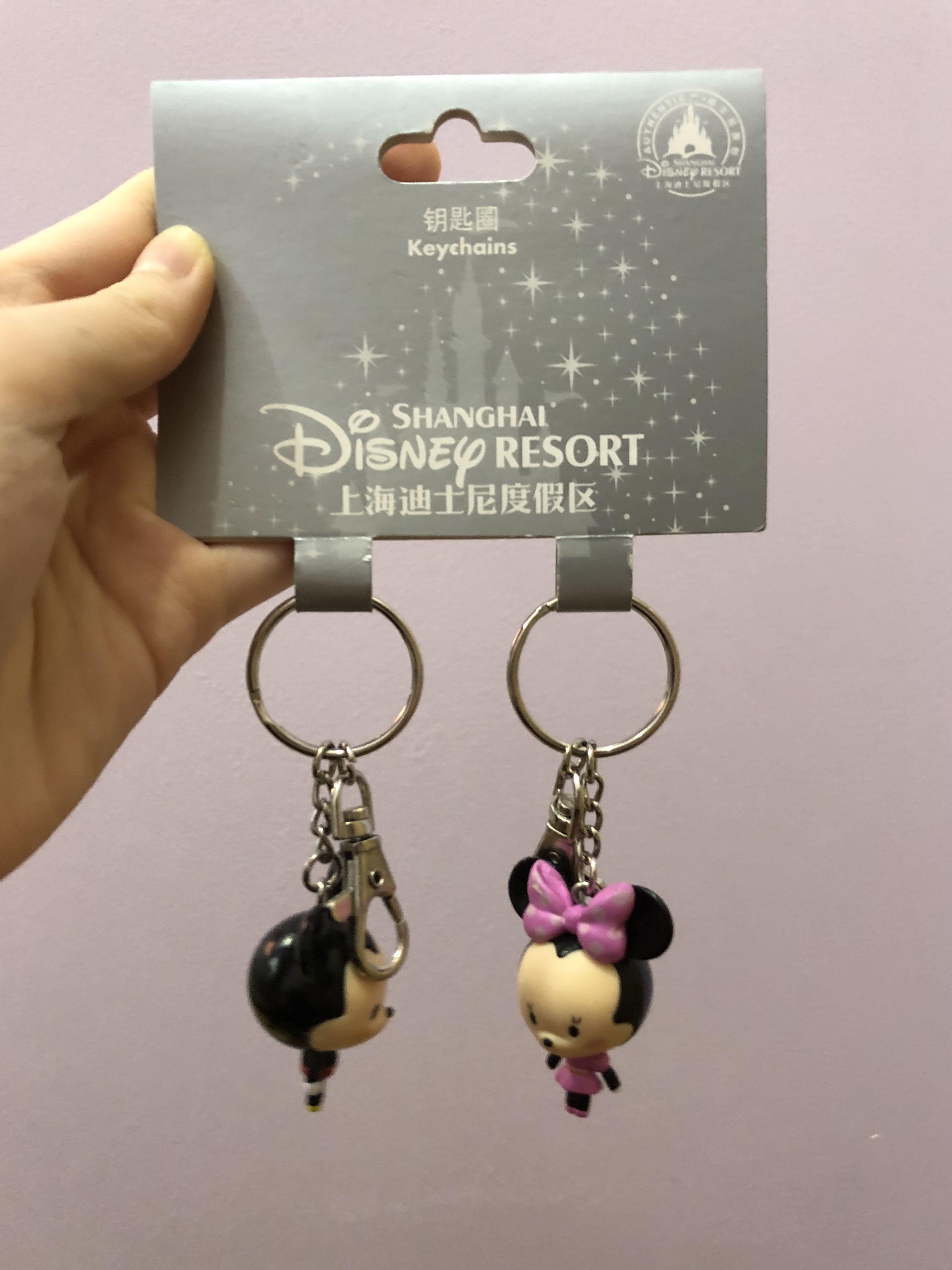 Mickey Minnie Mouse Keychain Shanghai Disneyland, Hobbies & Toys, Toys ...