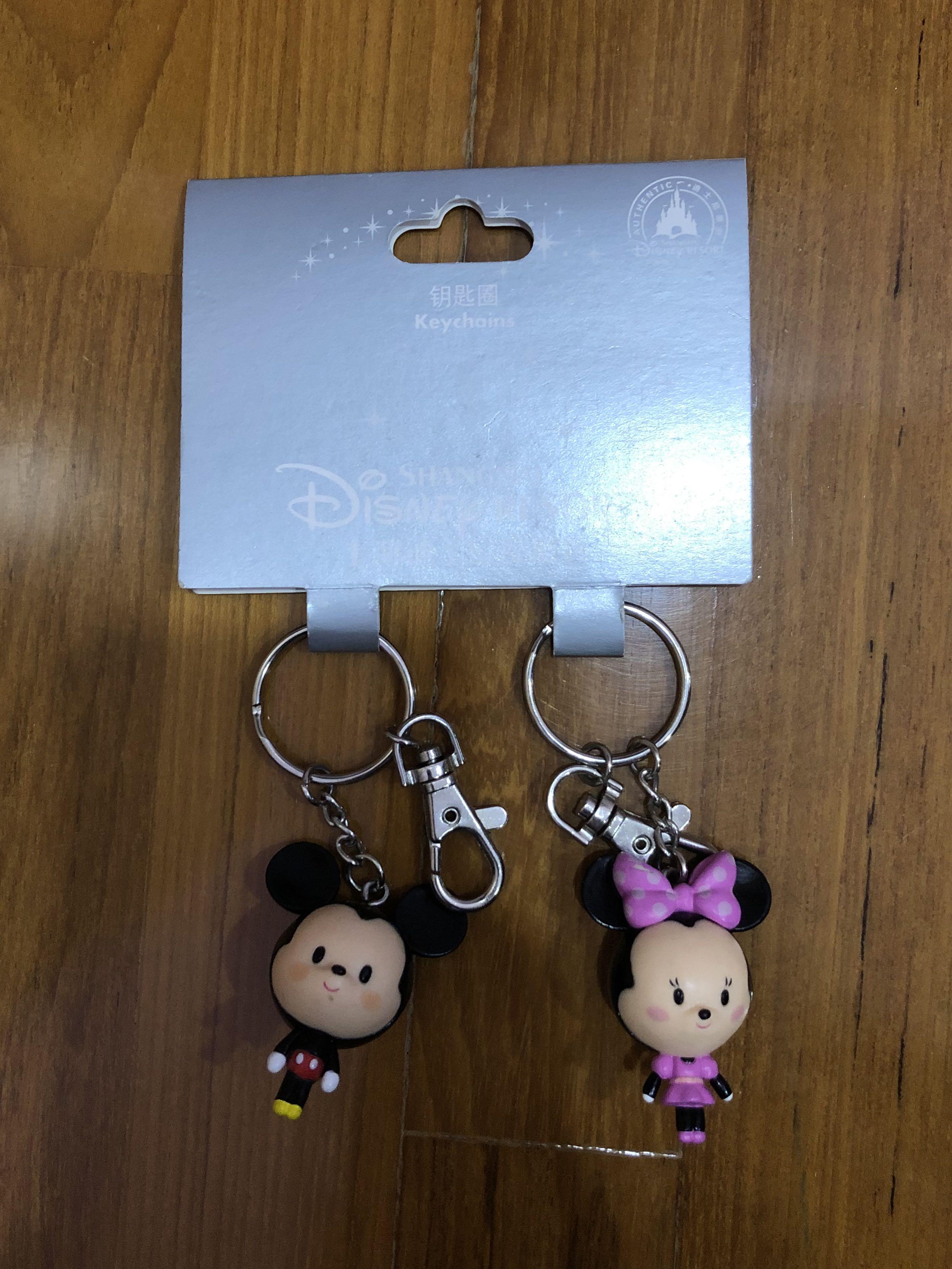 Mickey Minnie Mouse Keychain Shanghai Disneyland, Hobbies & Toys, Toys ...