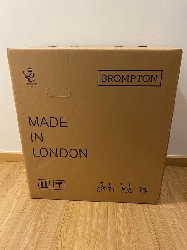 Original Brompton Box only, Sports Equipment, Bicycles & Parts, Parts ...