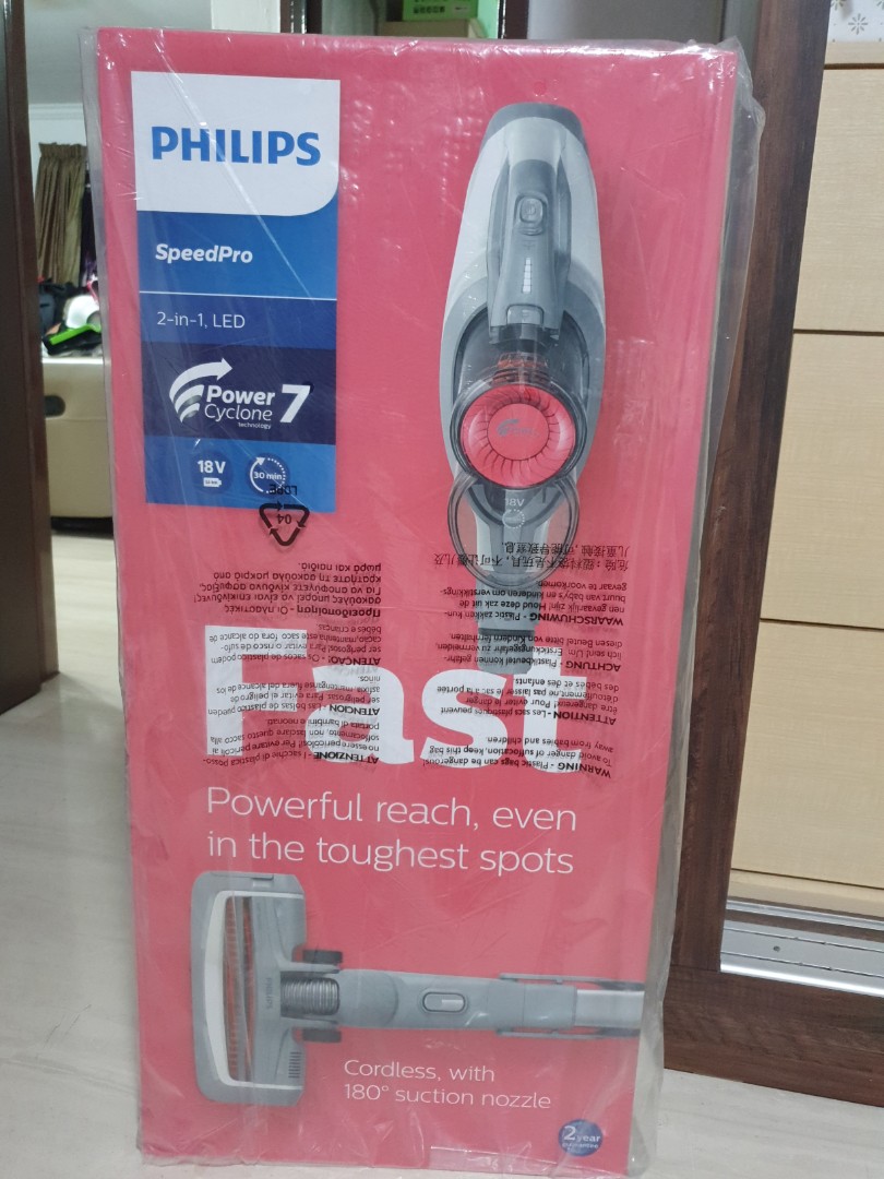 Philips Speed pro 2 in 1, LED, Furniture & Home Living, Cleaning ...