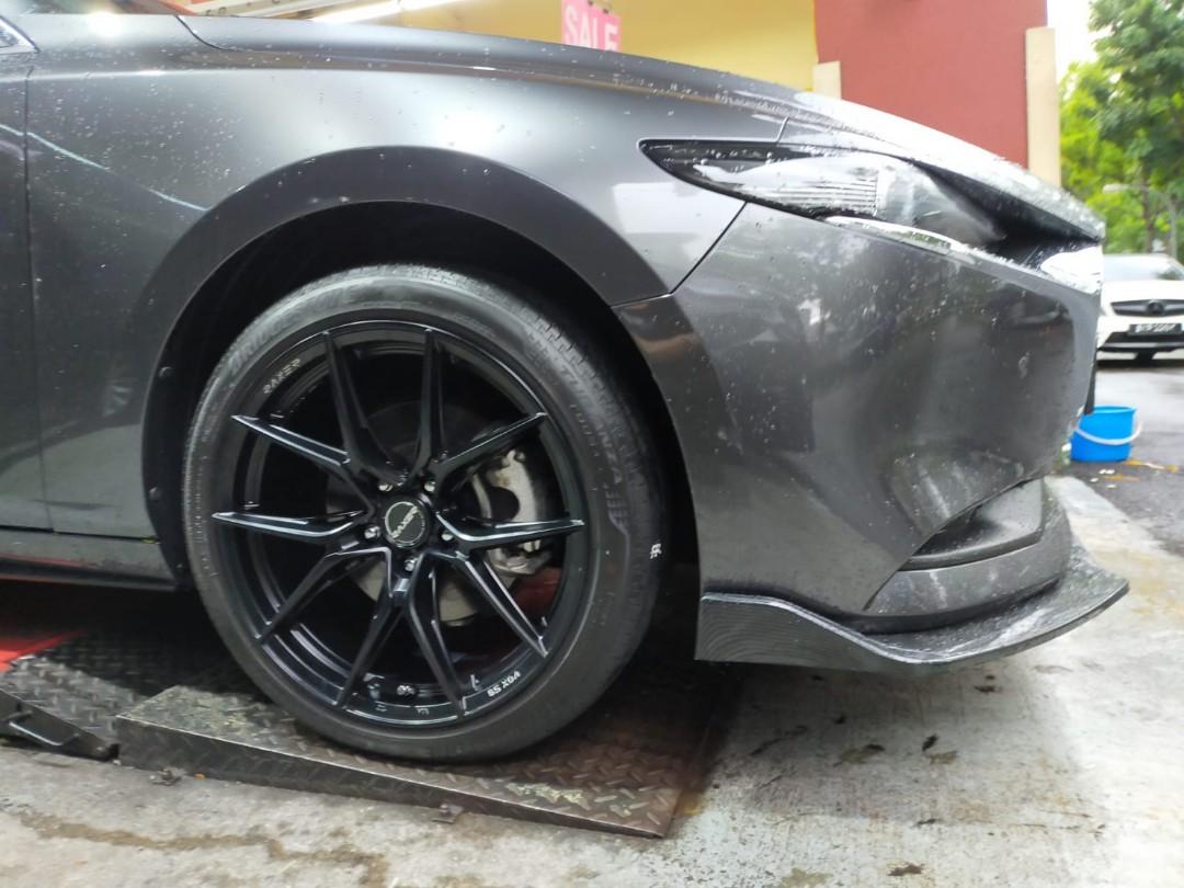 RAXER FLOW FORMING, Car Accessories, Tyres & Rims on Carousell