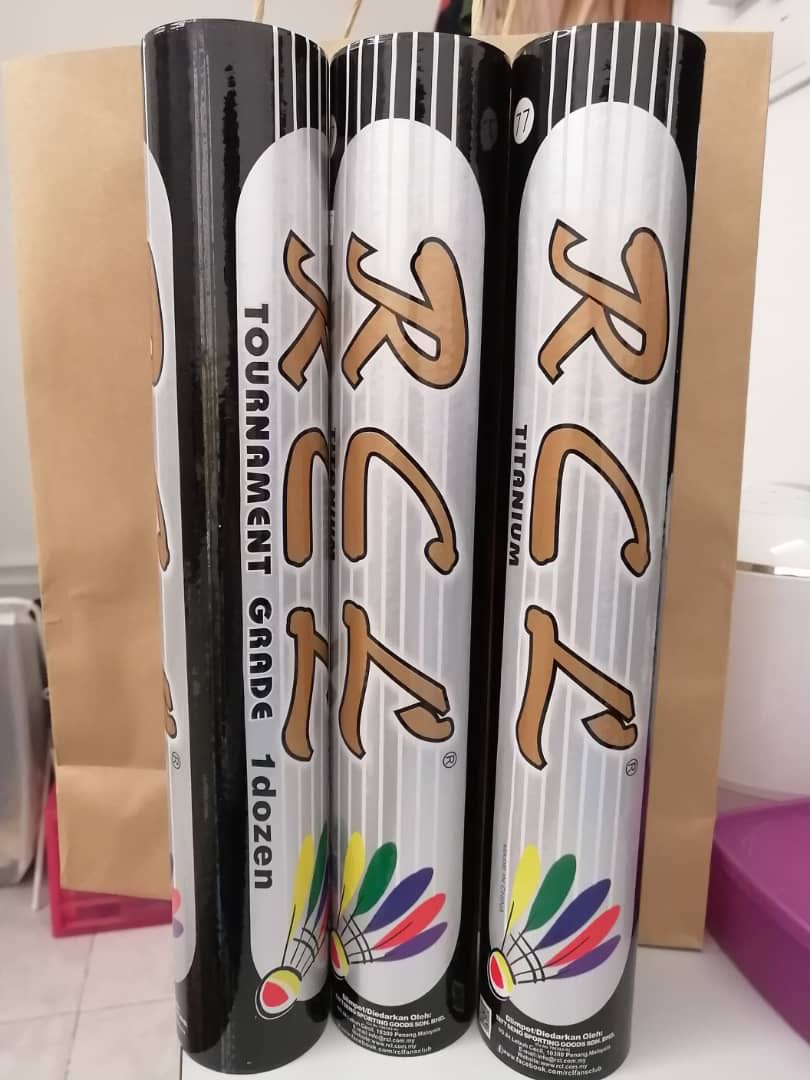 RCL Titanium Shuttlecocks, Sports Equipment, Sports & Games, Racket ...