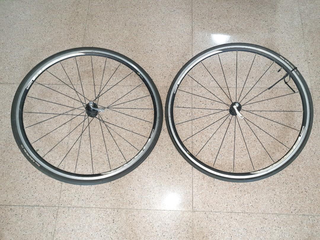 Shimano R500 Wheelset(with tire & tube), Sports Equipment, Bicycles ...