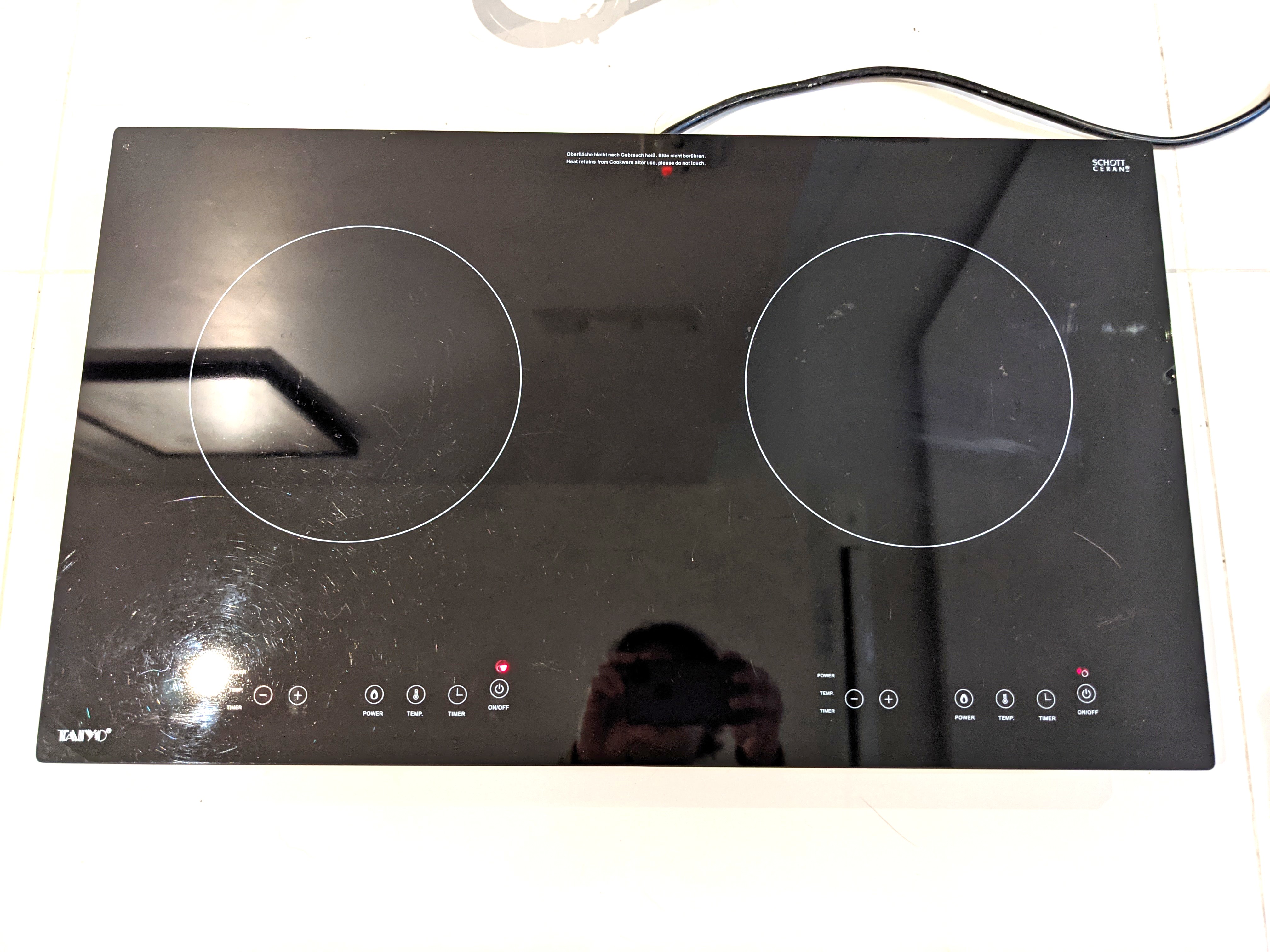Made in Japan Taiyo double induction cooker, TV & Home Appliances ...